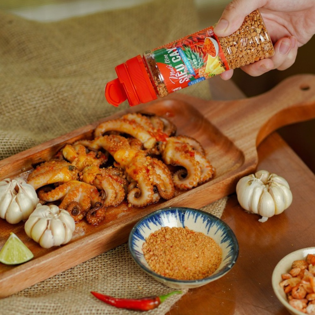 Buy Tinh Nguyen Super Spicy Shrimp Salt | Vietnamese Salt | Lokal.vn