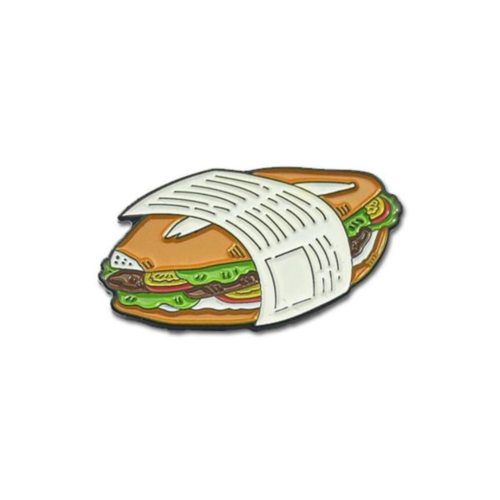 Tired City Enamel Pin - Banh Mì | Vietnamese Souvenirs | Lokal.vn