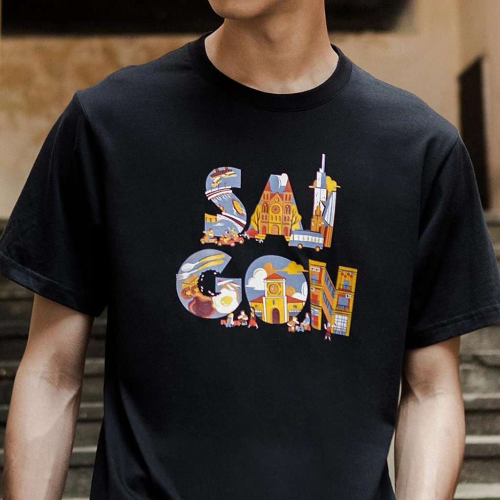 Tired City T-Shirt - Saigon | Vietnamese Souvenir T-Shirt | Lokal.vn