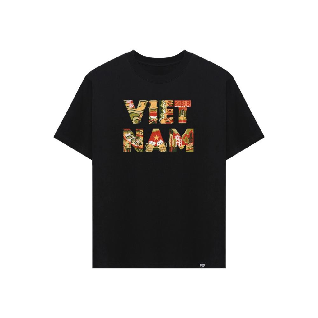 Tired City T-Shirt - Vietnam | Vietnamese Souvenir T-Shirt | Lokal.vn