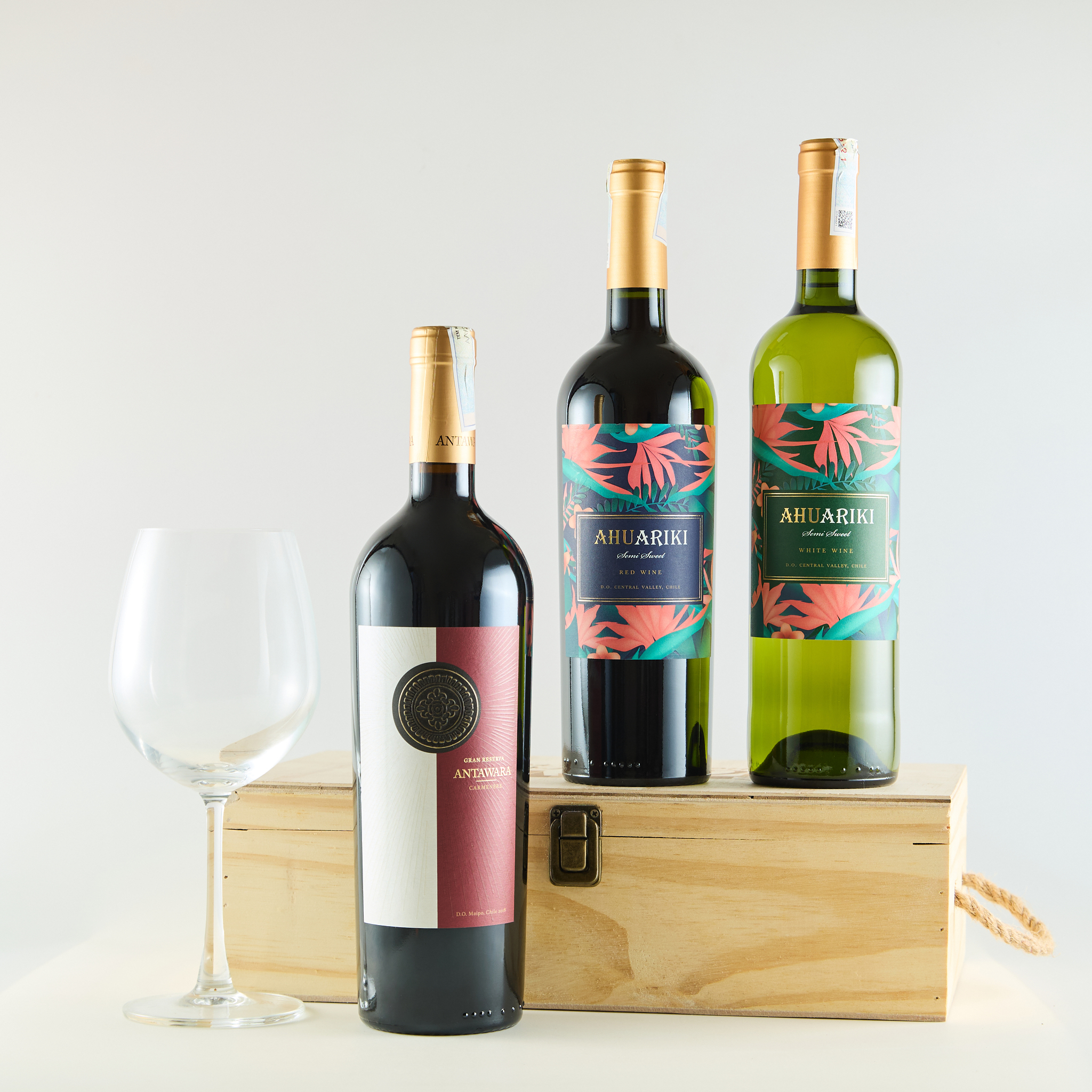 Combo 03 Vang Chile Ahu Ariki Red, Gran Reserva, Ahu Ariki White - Wine ...