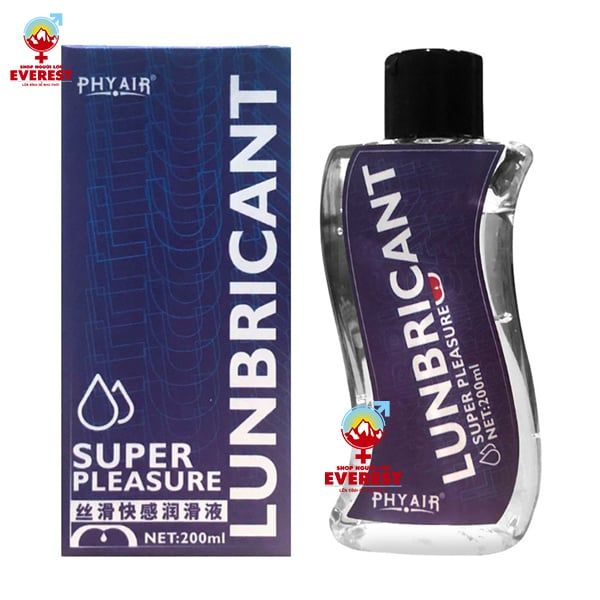 Gel bôi trơn gốc nước mượt mịn Phyair Super Pleasure 200ml