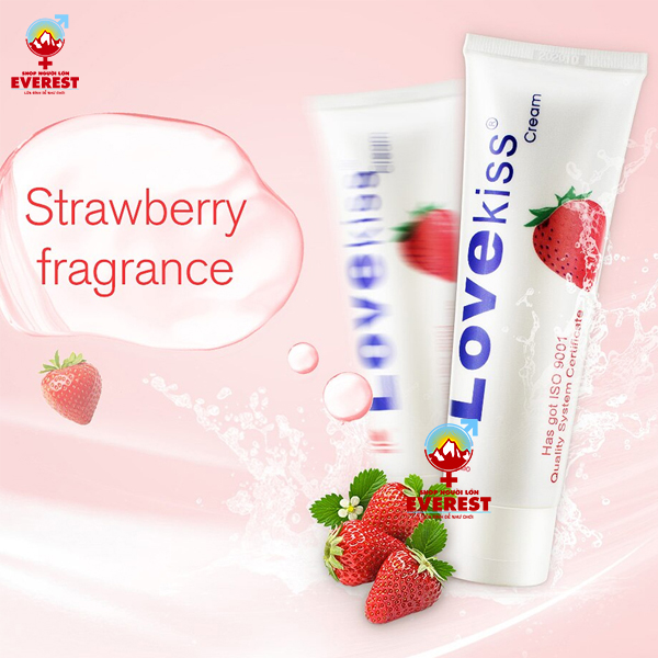 Gel Bôi Trơn Lovekiss 100ml Hương Dâu Thơm Mát