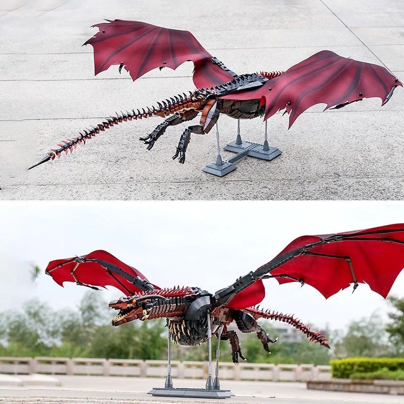 Mô Hình Nhựa 3D Lắp Ráp Game of Thrones Con Rồng Lửa Drogon 9901 (1889 ...