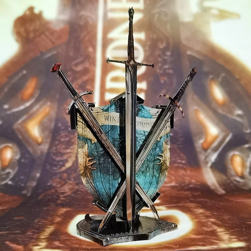 Mô Hình Kim Loại Lắp Ráp 3D Metal Head Game of Thrones Gia Huy Nhà Sta ...