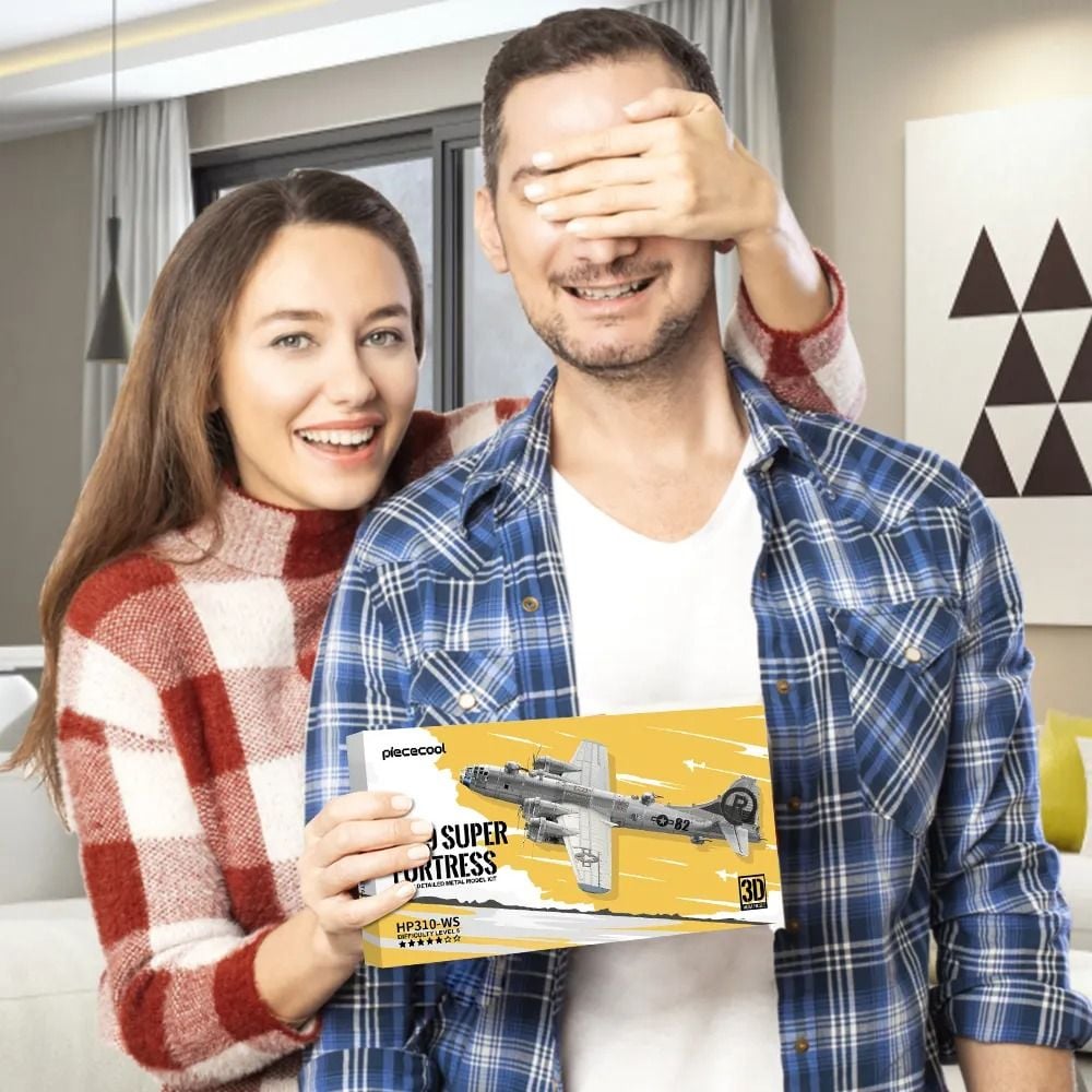 Mô Hình Kim Loại 3D Lắp Ráp Piececool Máy Bay Ném Bom Hạng Nặng B-29 ...