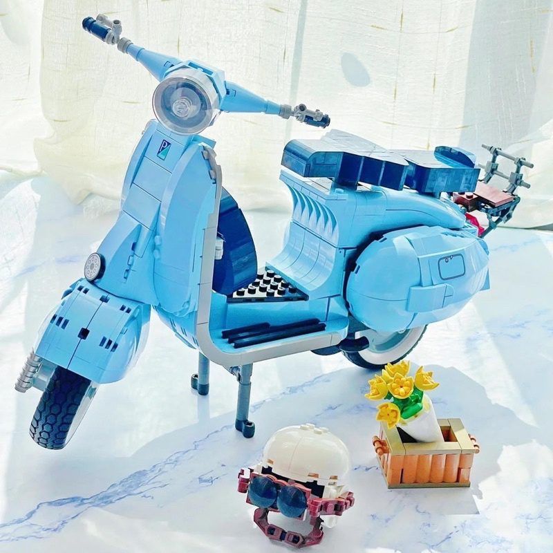 Mô Hình Nhựa 3D Lắp Ráp Xe Vespa 125cc Cổ Điển 65566 (1106 mảnh) - LG0 ...