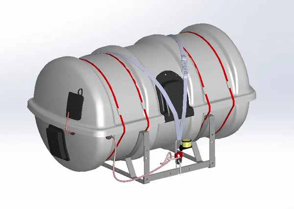 Liferaft - VIKING, 12DKF+, davit launched (12 pers.) – Khanh Linh ...