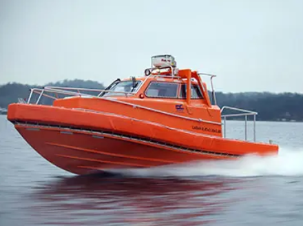 VIKING Norsafe Maya-850 MKI FRC, twin inboard diesel engines & waterje ...
