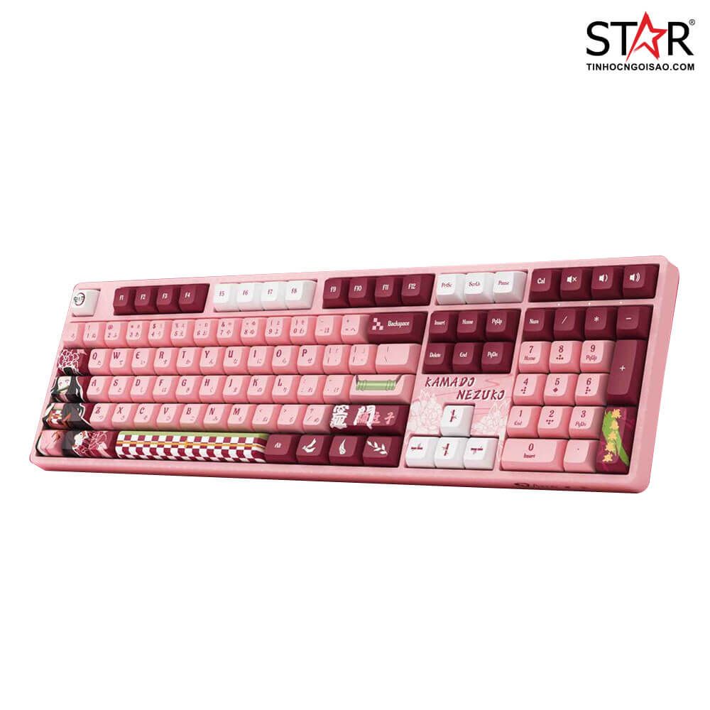 Bàn Phím Akko 5108B Plus Demon Slayer - Kamado Nezuko (Akko cs switch ...