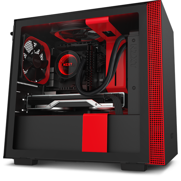 Thùng máy Case NZXT H210i - Đen đỏ | Mini ITX, nhập khẩu (CA-H210i-W1 ...