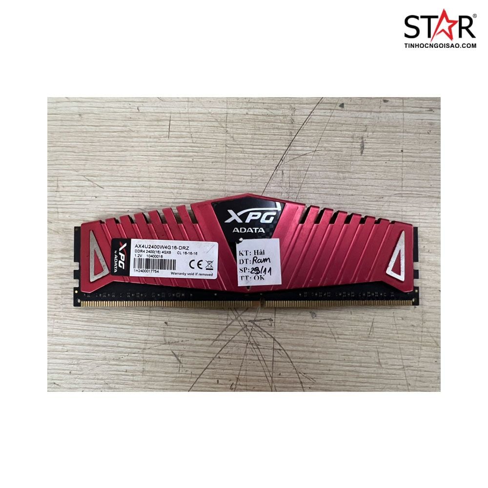 Ram 4GB DDR4 2400 Adata XPG QSD – TINHOCNGOISAO.COM