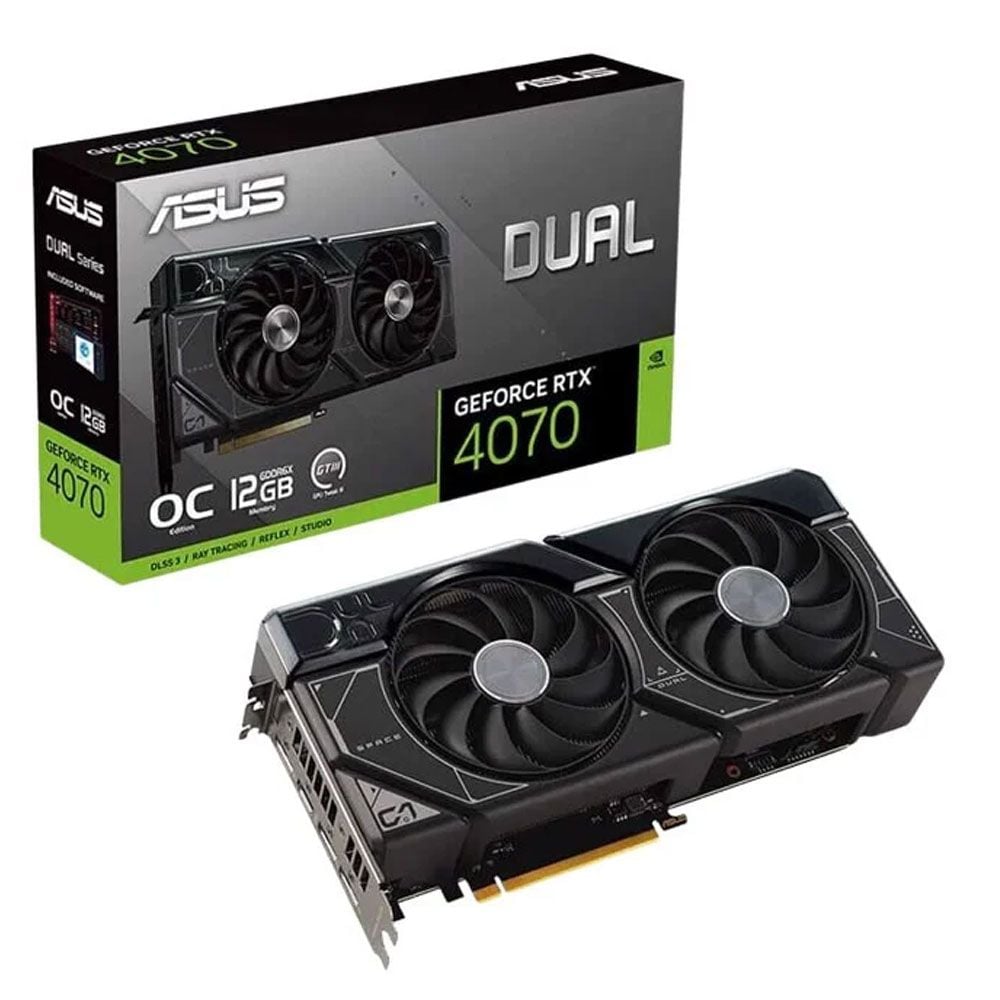 VGA Asus RTX 4070 Dual Gaming OC 12GB 2 Fan – TINHOCNGOISAO.COM