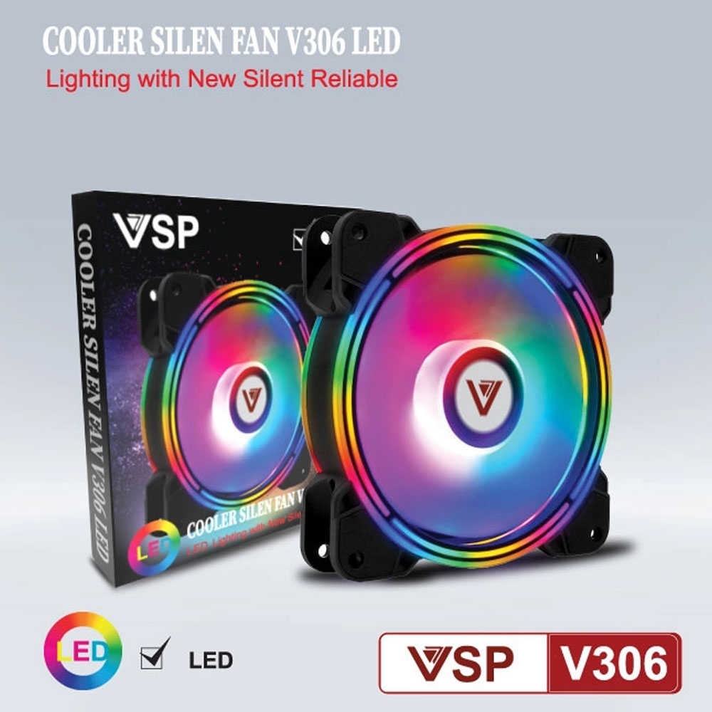 Fan Case VSP V306 LED 12cm – TINHOCNGOISAO.COM