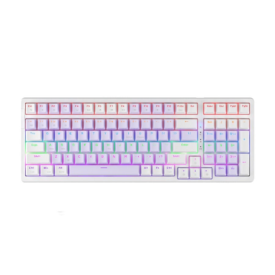 Bàn phím cơ Gaming Newmen GM328 - Purple White | Red Switch ...