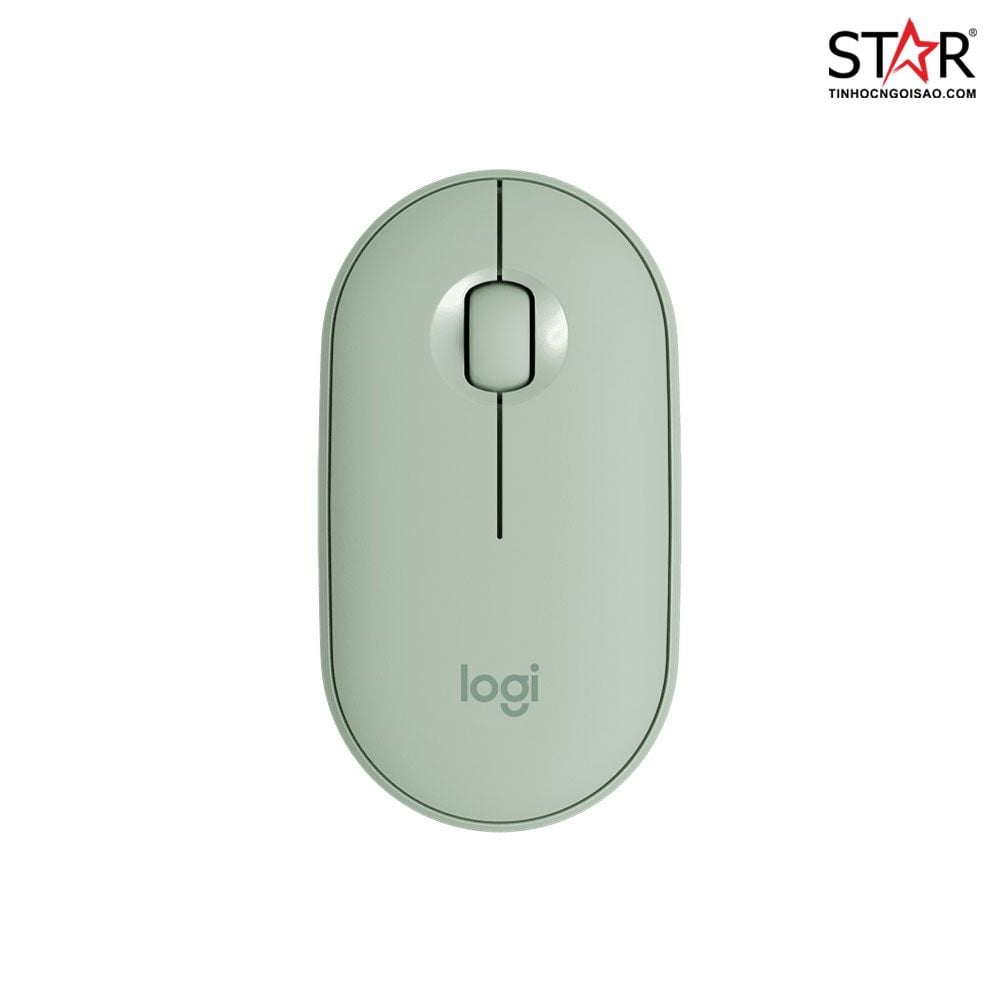Chuột không dây Logitech Pebble M350 (Xanh Rêu) – TINHOCNGOISAO.COM