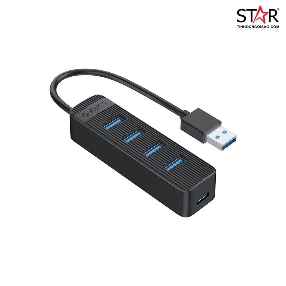 Bộ chia USB ORICO 4 cổng USB 3.0 TWU3-4A-BK – TINHOCNGOISAO.COM