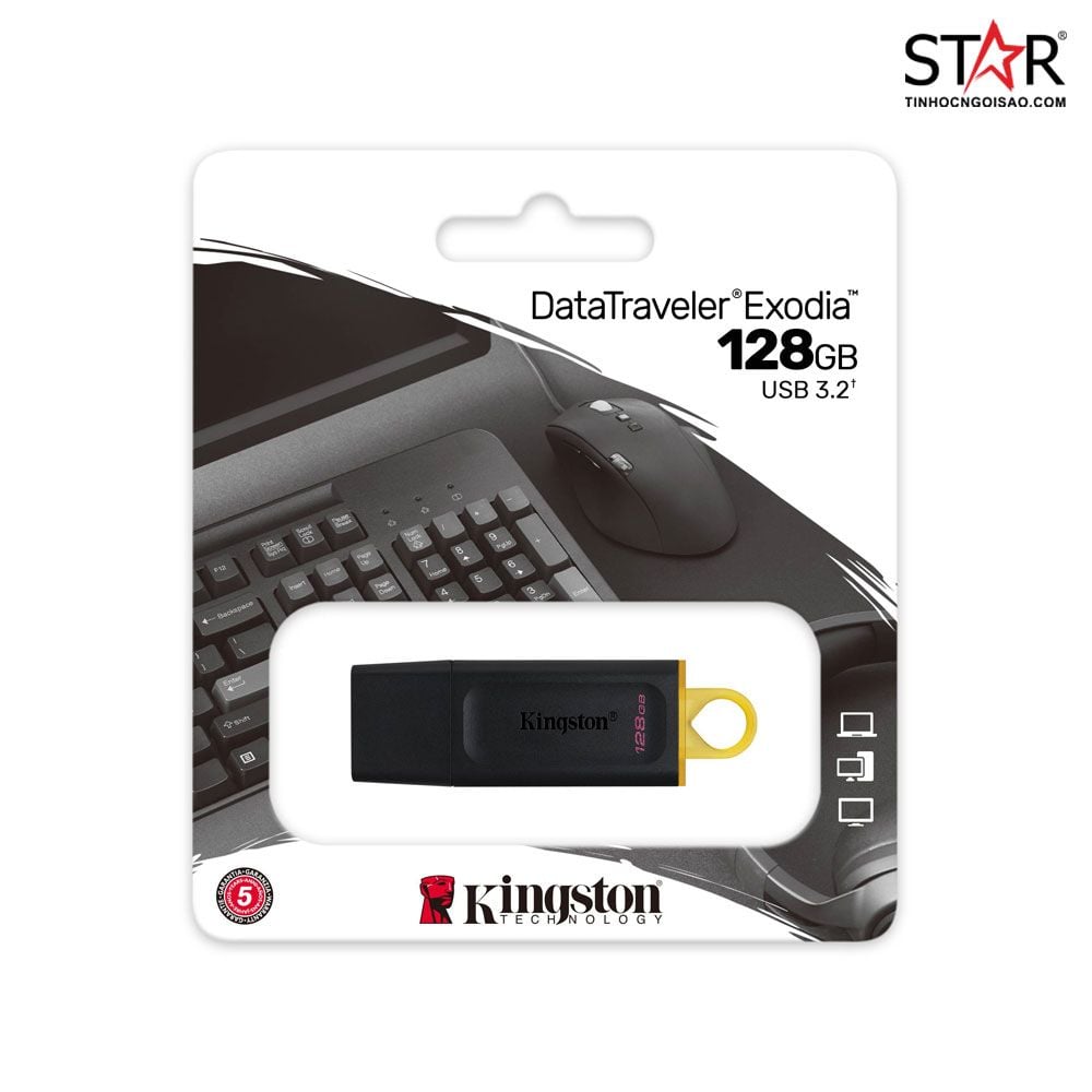 USB Kingston 128G Data Traveler DTX/128G – TINHOCNGOISAO.COM