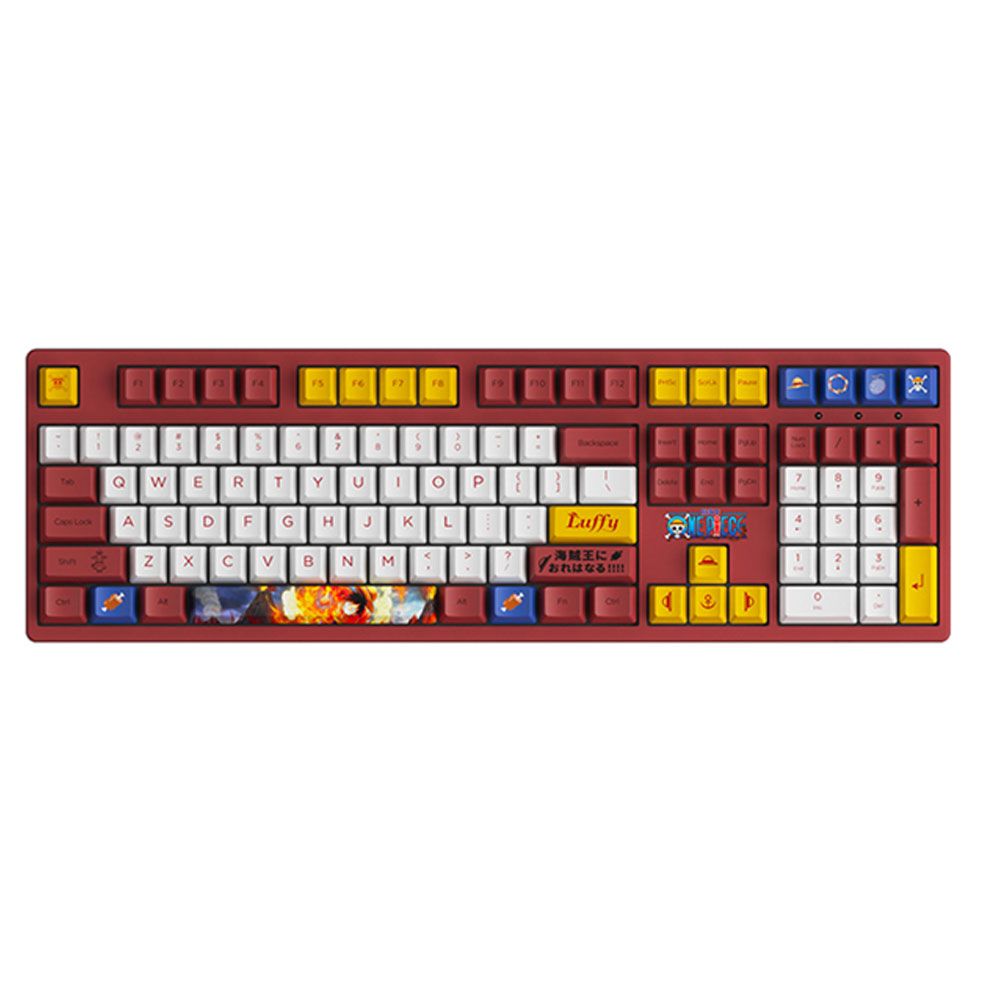 Bàn phím cơ Akko 3108 RF One Piece Luffy (AKKO switch v3 Cream Yellow) – TINHOCNGOISAO.COM