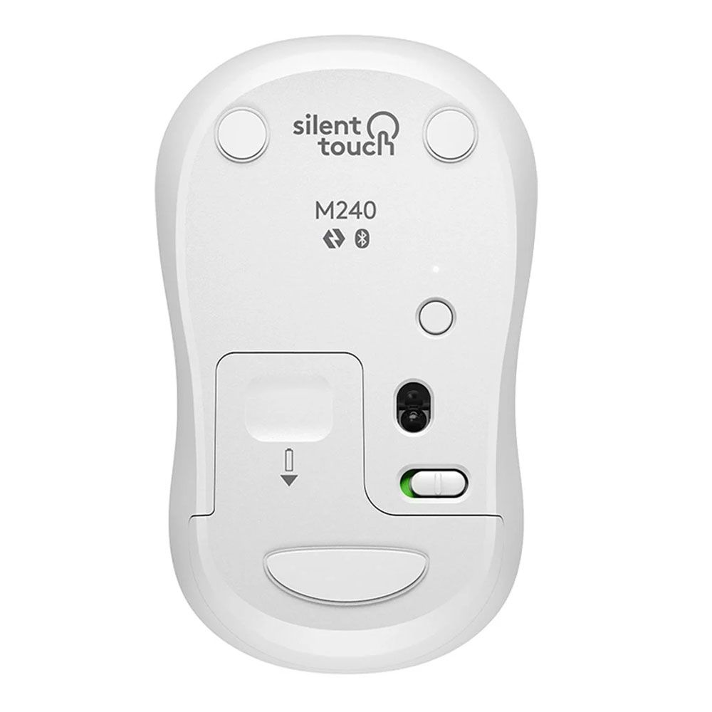 Chuột văn phòng Logitech M240 Silent Bluetooth (Trắng) – TINHOCNGOISAO.COM