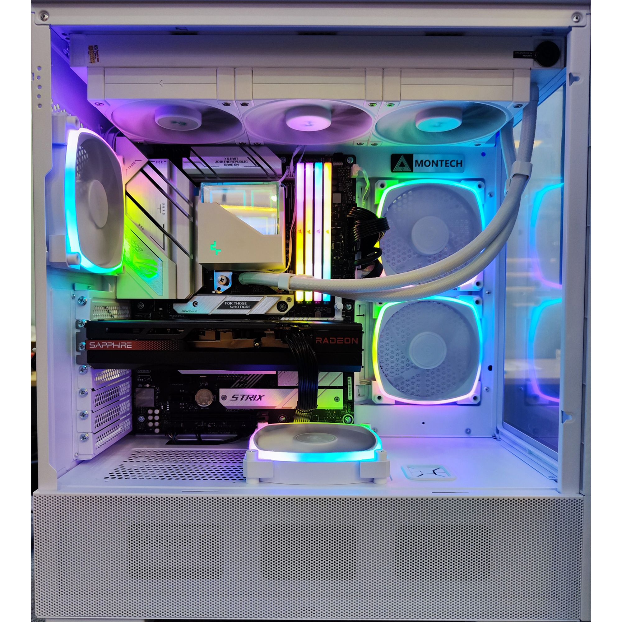 PC Gaming STAR CHICKEN RYZEN WHITE | RX 7600, AMD – TINHOCNGOISAO.COM