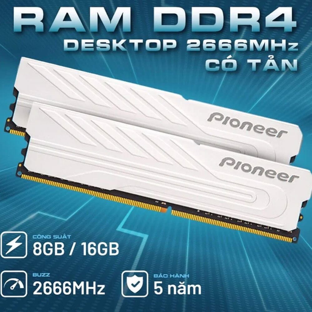 Ram DDR4 16GB 2666Mhz Pioneer Tản Nhiệt – TINHOCNGOISAO.COM