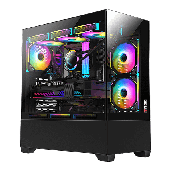 Thùng máy Case Magic Gaming GA-01 ATX - Đen – TINHOCNGOISAO.COM