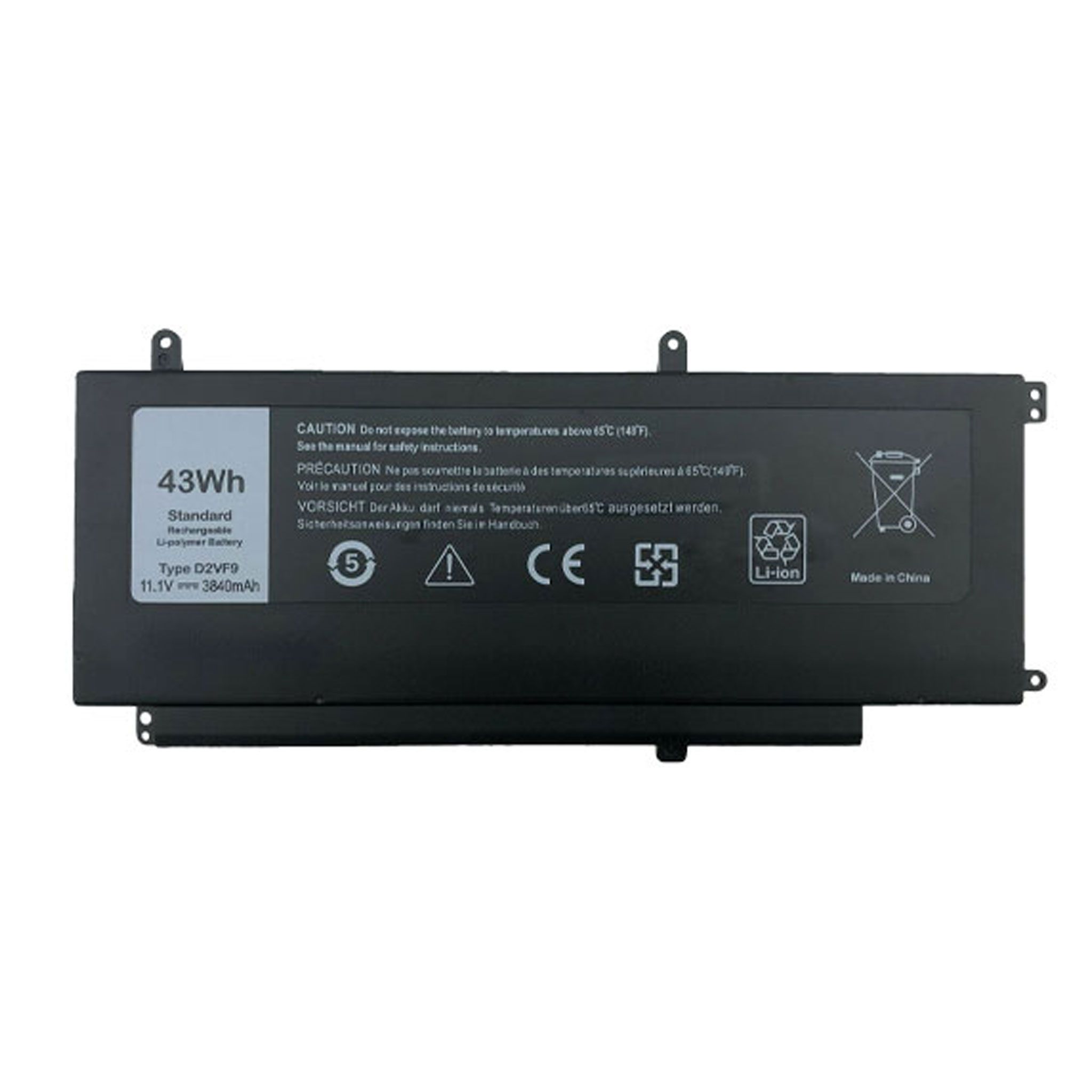 Pin Dell Inspiron 15 7548, V5459 (D2VF9) | 43Wh 3-cell – TINHOCNGOISAO.COM