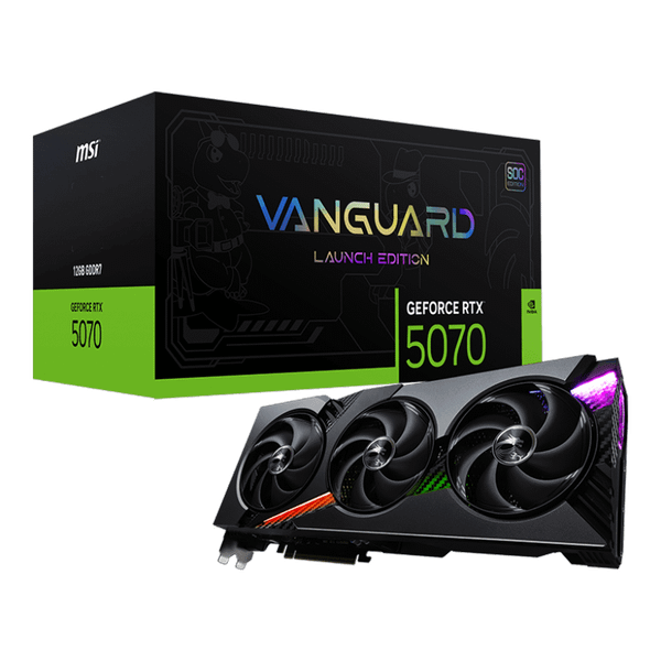 Card màn hình VGA MSI GeForce RTX™ 5070 12G VANGUARD SOC LAUNCH EDITIO ...