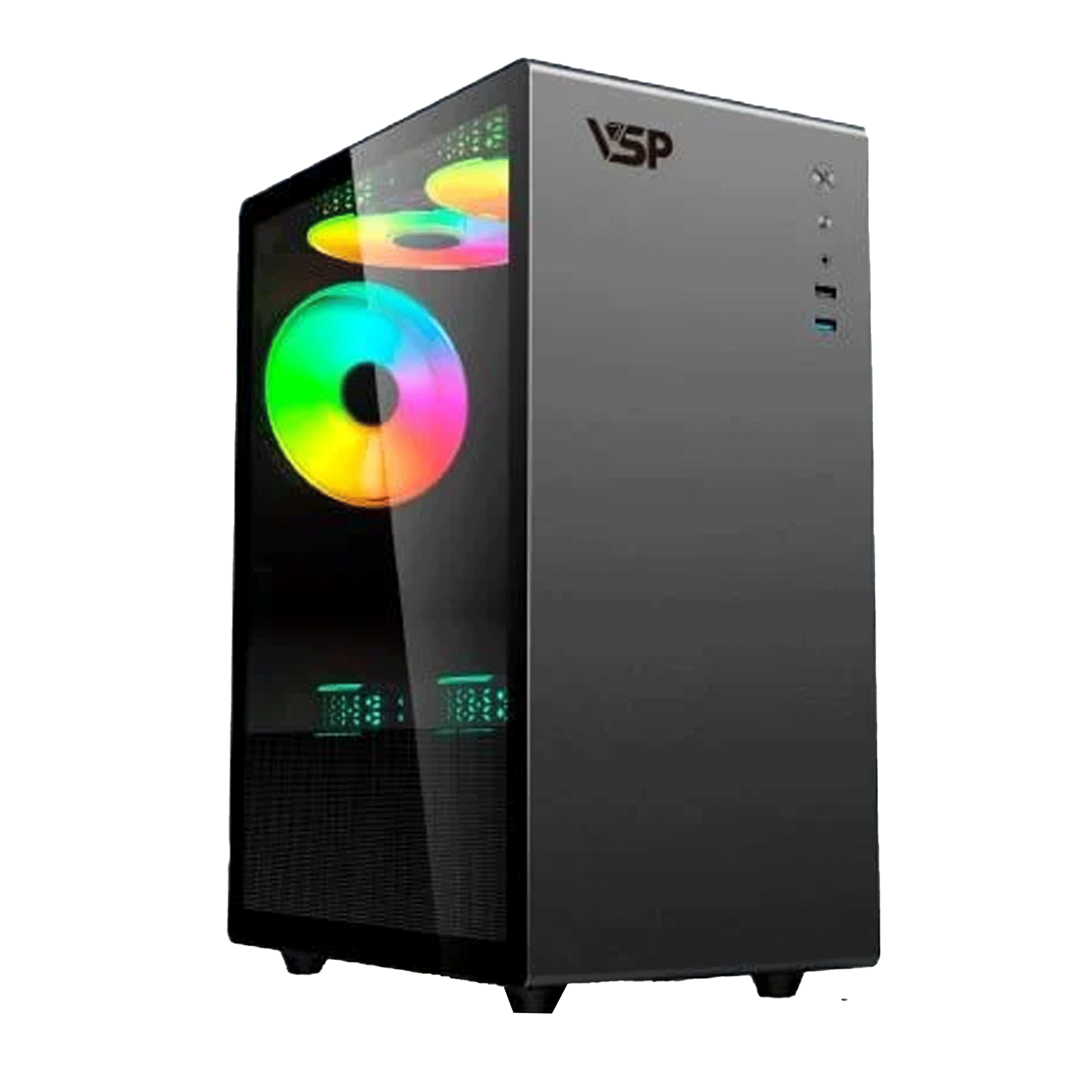 Thùng máy Case VSP V500 - Đen – TINHOCNGOISAO.COM