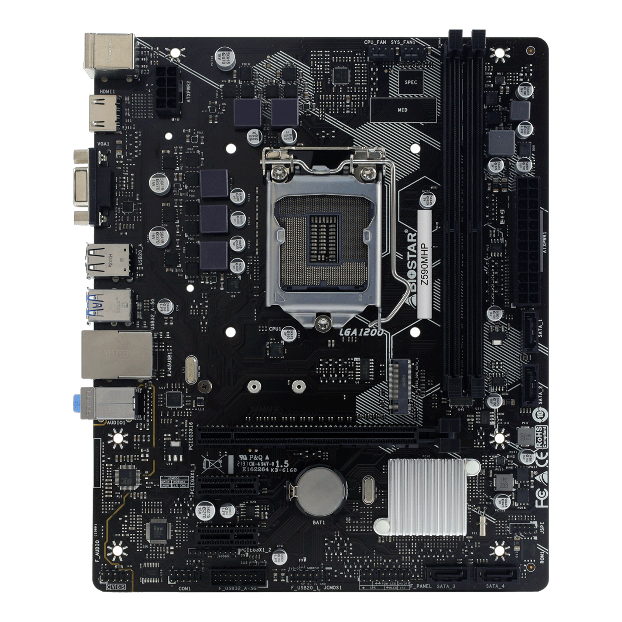 Mainboard Biostar Z590 MHP QSD – TINHOCNGOISAO.COM