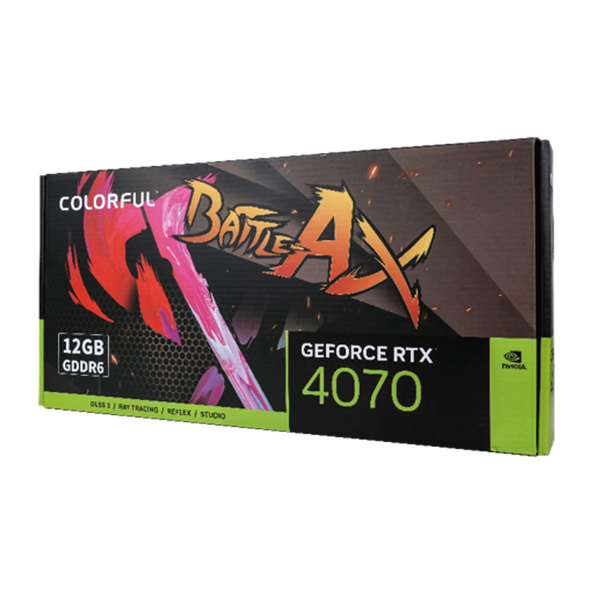 VGA Colorful GeForce RTX 4070 NB EX-V 12GB GDDR6 3 Fan RGB Light ...