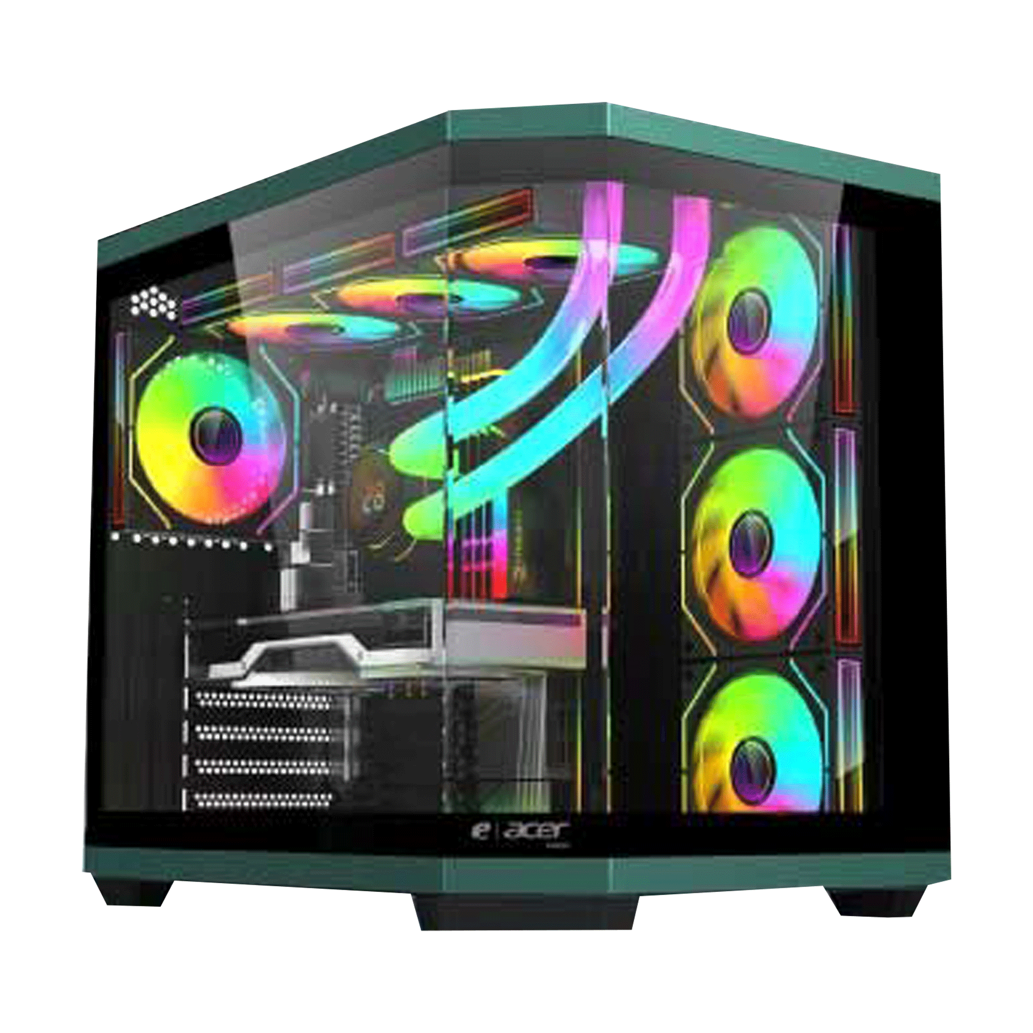 Thùng máy Case Acer V950 ATX - Black | Kèm sẵn 4 fan ARGB ...