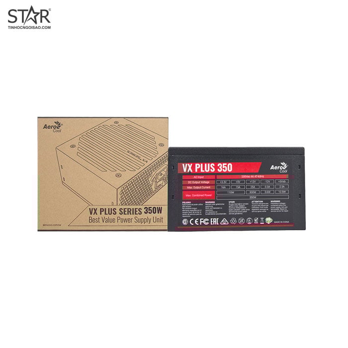 Nguồn Aerocool Plus 350W ( Mã VX-350 ) – TINHOCNGOISAO.COM