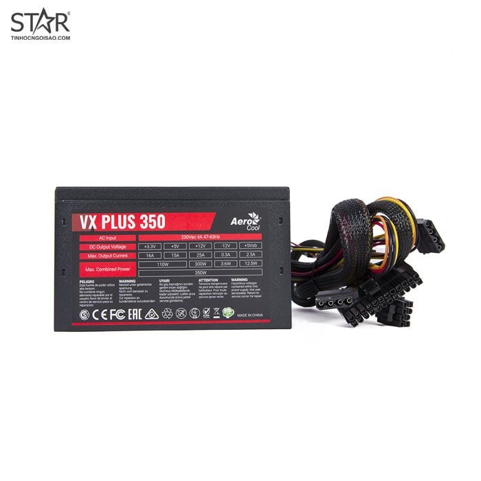 Nguồn Aerocool Plus 350W ( Mã VX-350 ) – TINHOCNGOISAO.COM