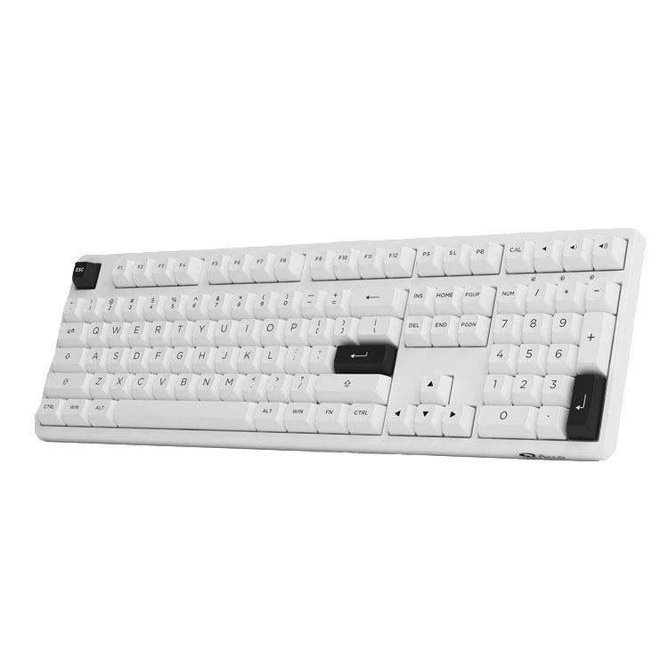 Bàn phím cơ AKKO 3108 RF Black on White V3 Cream Blue Switch ...