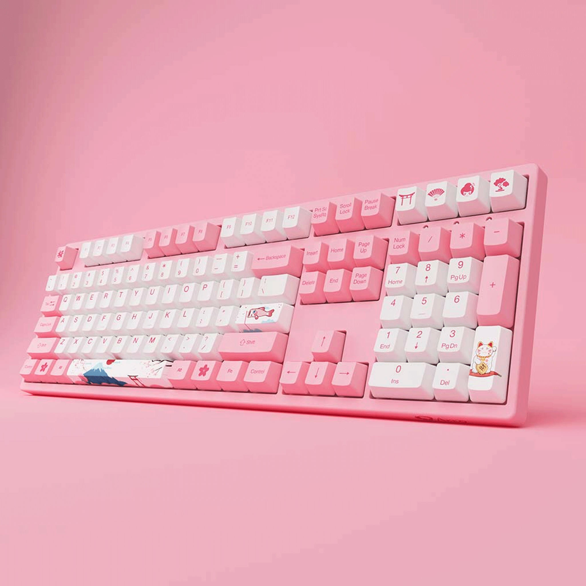 Bàn phím cơ AKKO 3108 RF World Tour Tokyo Akko Switch V3 - Cream Blue ...