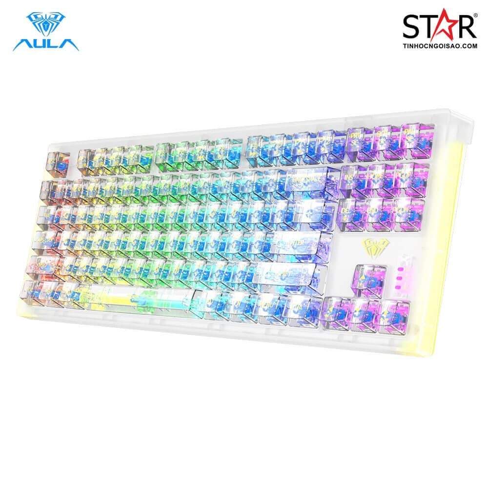 Bàn Phím Cơ Gaming Aula F2183 White Blue Switch – TINHOCNGOISAO.COM