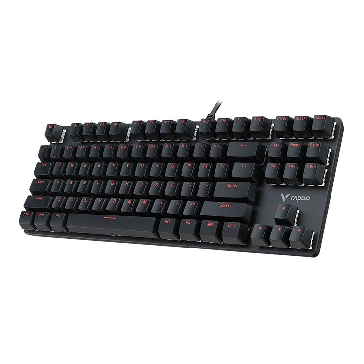 Bàn Phím Cơ Rapoo V500 Alloy Gaming TKL Blue Switch (Đen ...