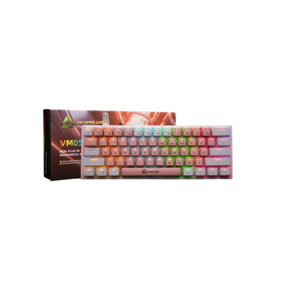 Bàn Phím Cơ VSP ESport Gaming VM05 Pink, Blue Switch – TINHOCNGOISAO.COM