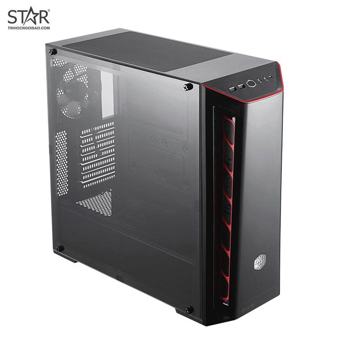 Thùng máy Case Cooler Master MasterBox MB520 Red Trim Mid Tower (MCB-B ...
