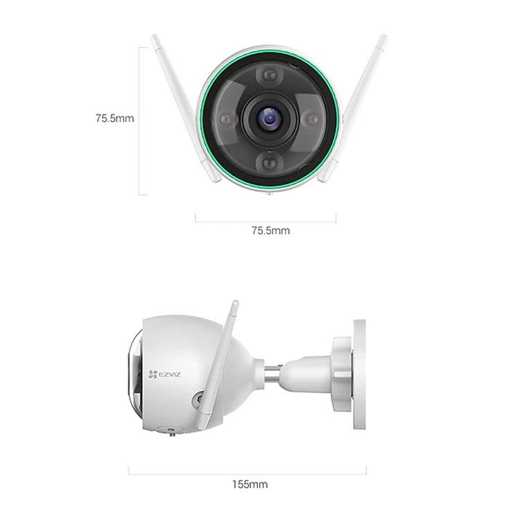 Camera EZVIZ CS-C3N (2MP, 2.8MM, không màu) – TINHOCNGOISAO.COM