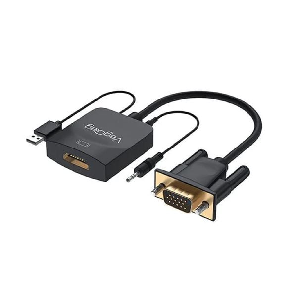 Cáp chuyển VGA to HDMI VEGGIEG VZ618 – TINHOCNGOISAO.COM