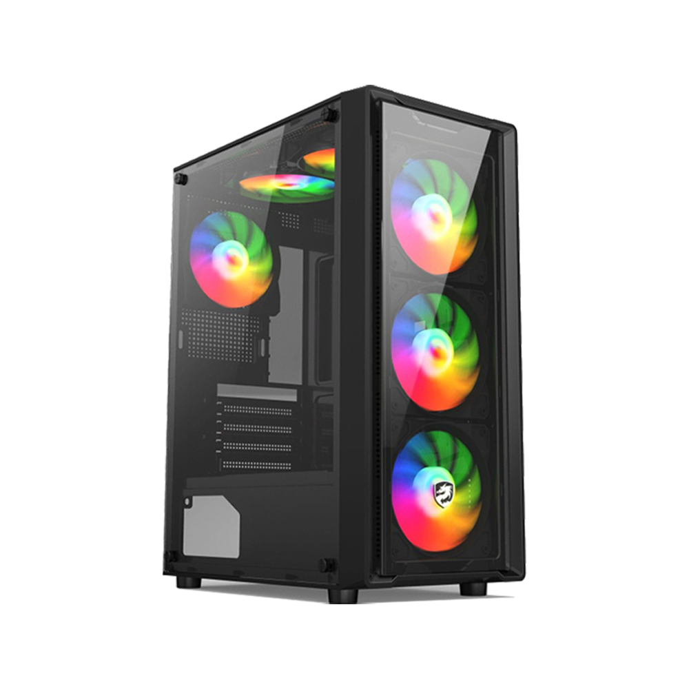 Thùng máy Case VITRA CERES V305-G 4FRGB BLACK (Mid Tower/Màu Đen/ Kèm ...