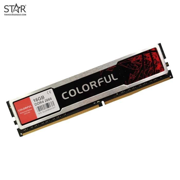 Ram DDR4 Colorful 16G/2666 Tản Nhiệt (BAPC16G2666D4S8 Y5CE19 ...