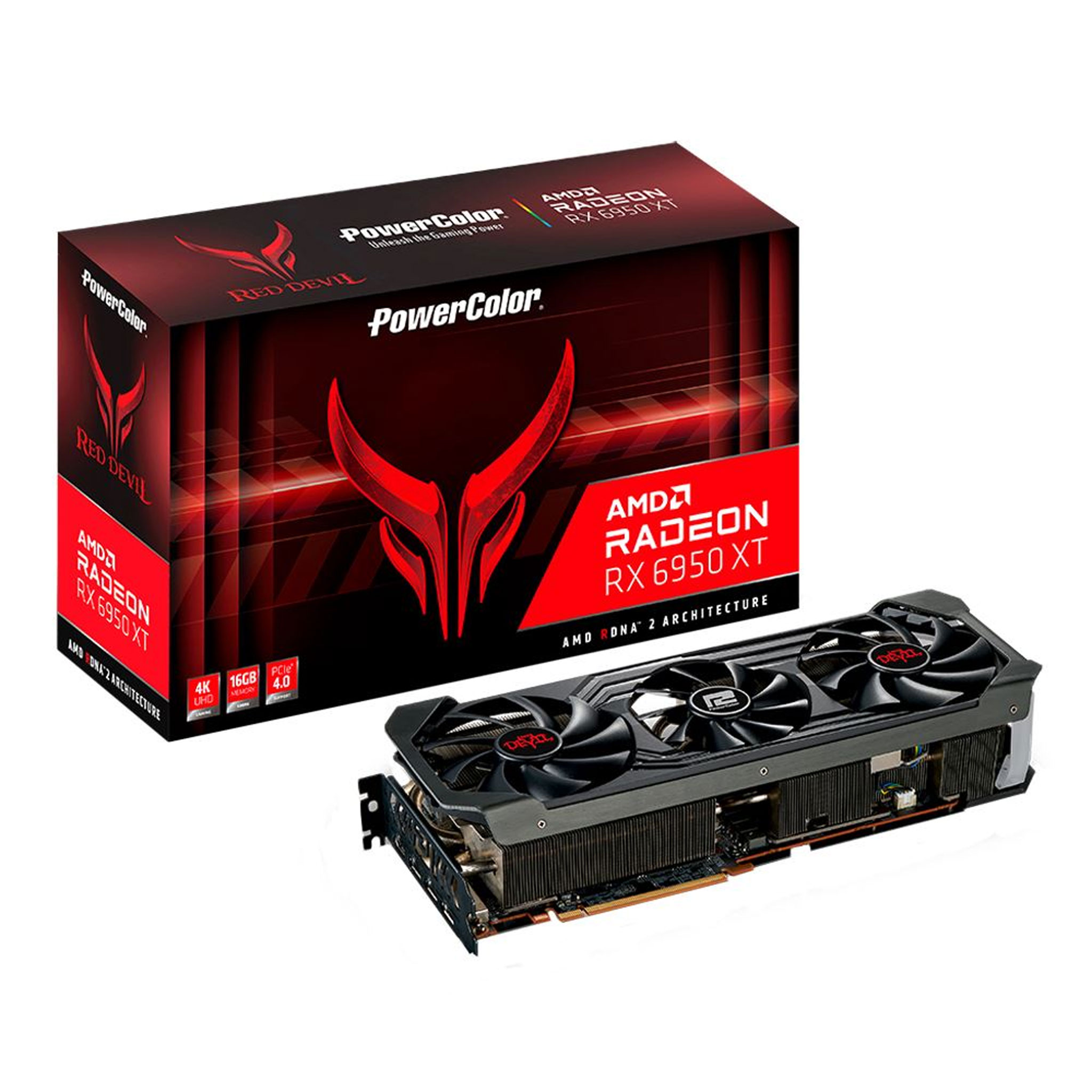Card màn hình VGA PowerColor AMD Radeon RX 6950 XT Red Devil Overclock ...