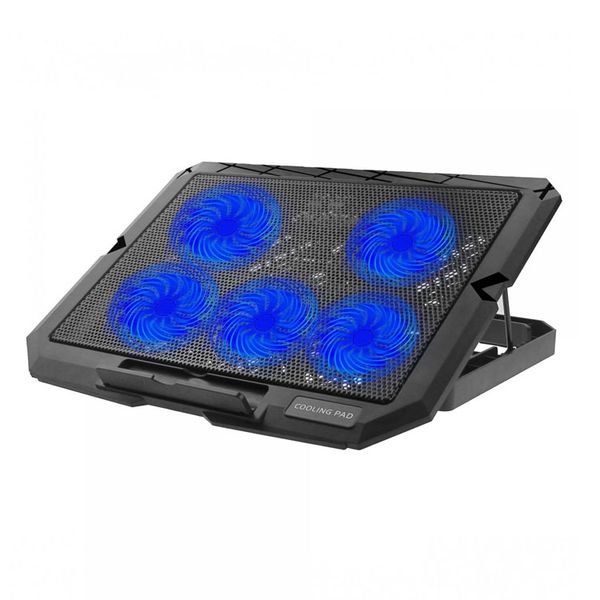Đế tản nhiệt Laptop Cooling Pad X5 Light Blue Gaming Led 5 Fan ...