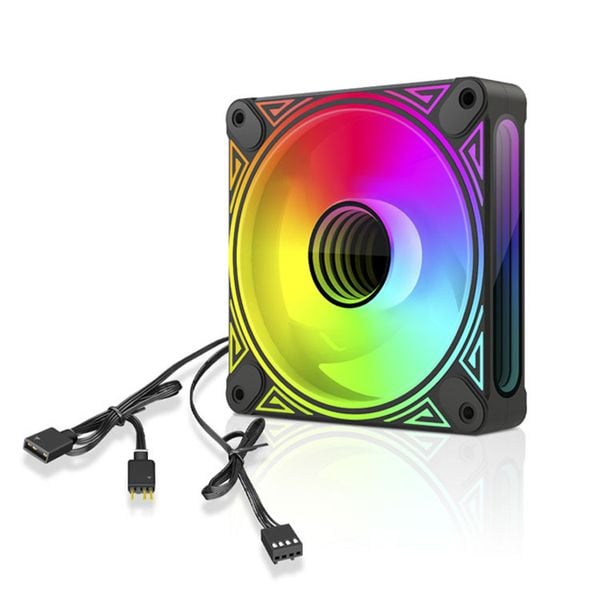 Fan Case Coolmoon DM1 ARGB | Đen (Sync main) – TINHOCNGOISAO.COM