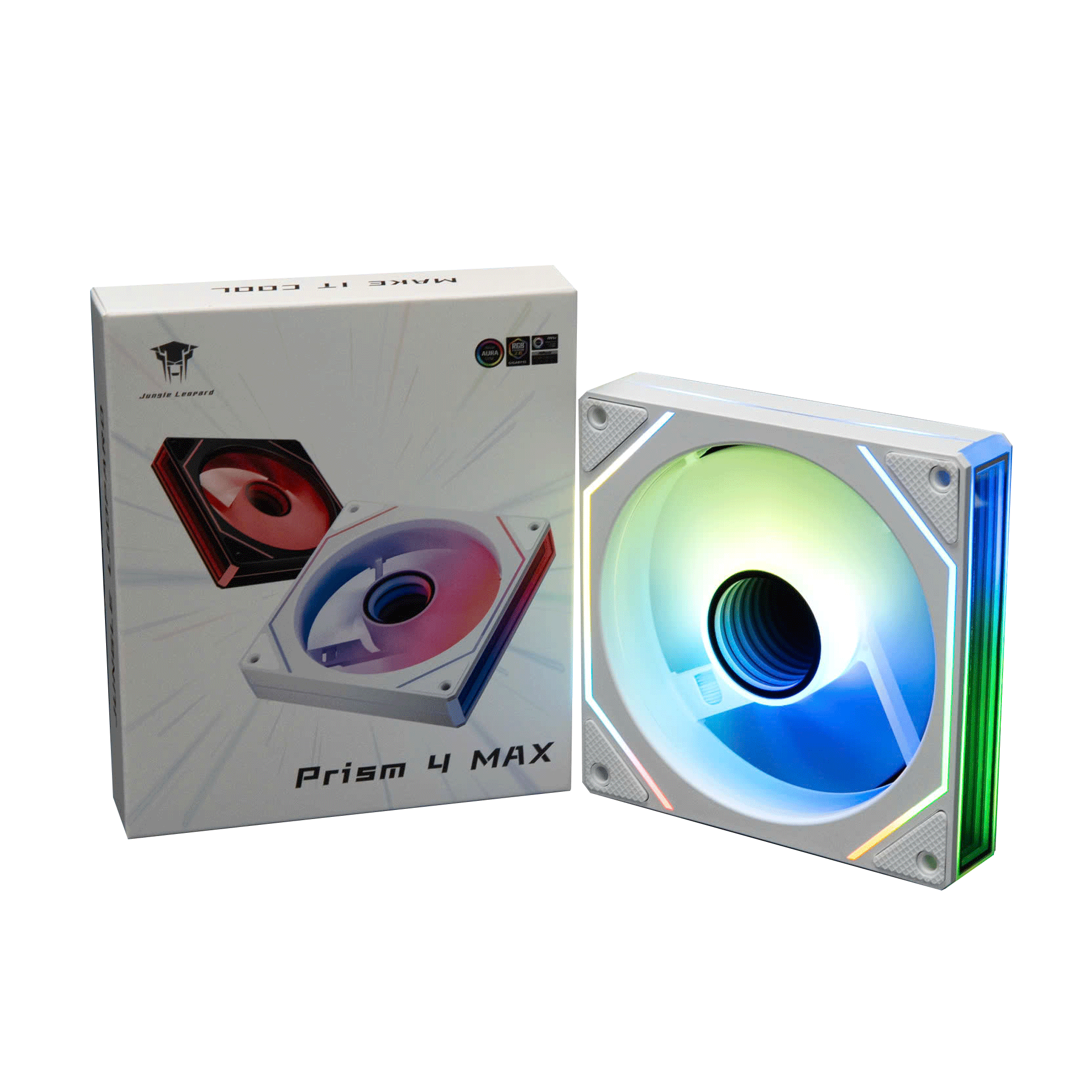 Fan Case Leopard Prism 4Max ARGB - White (Sync Main) – TINHOCNGOISAO.COM