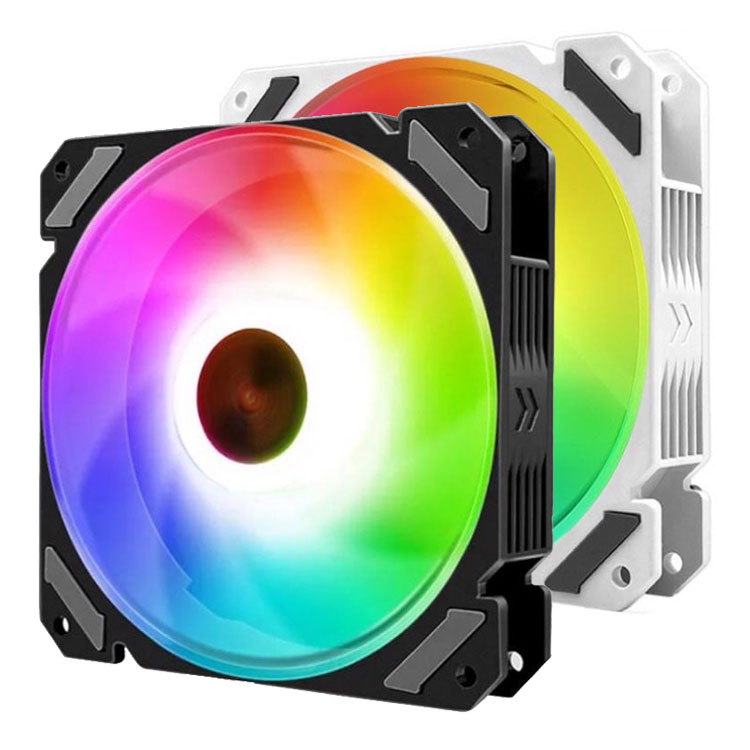 Fan Case Coolmoon Y2 Led RGB | Bộ 5 fan, kèm sẵn HUB + Remote, Trắng ...